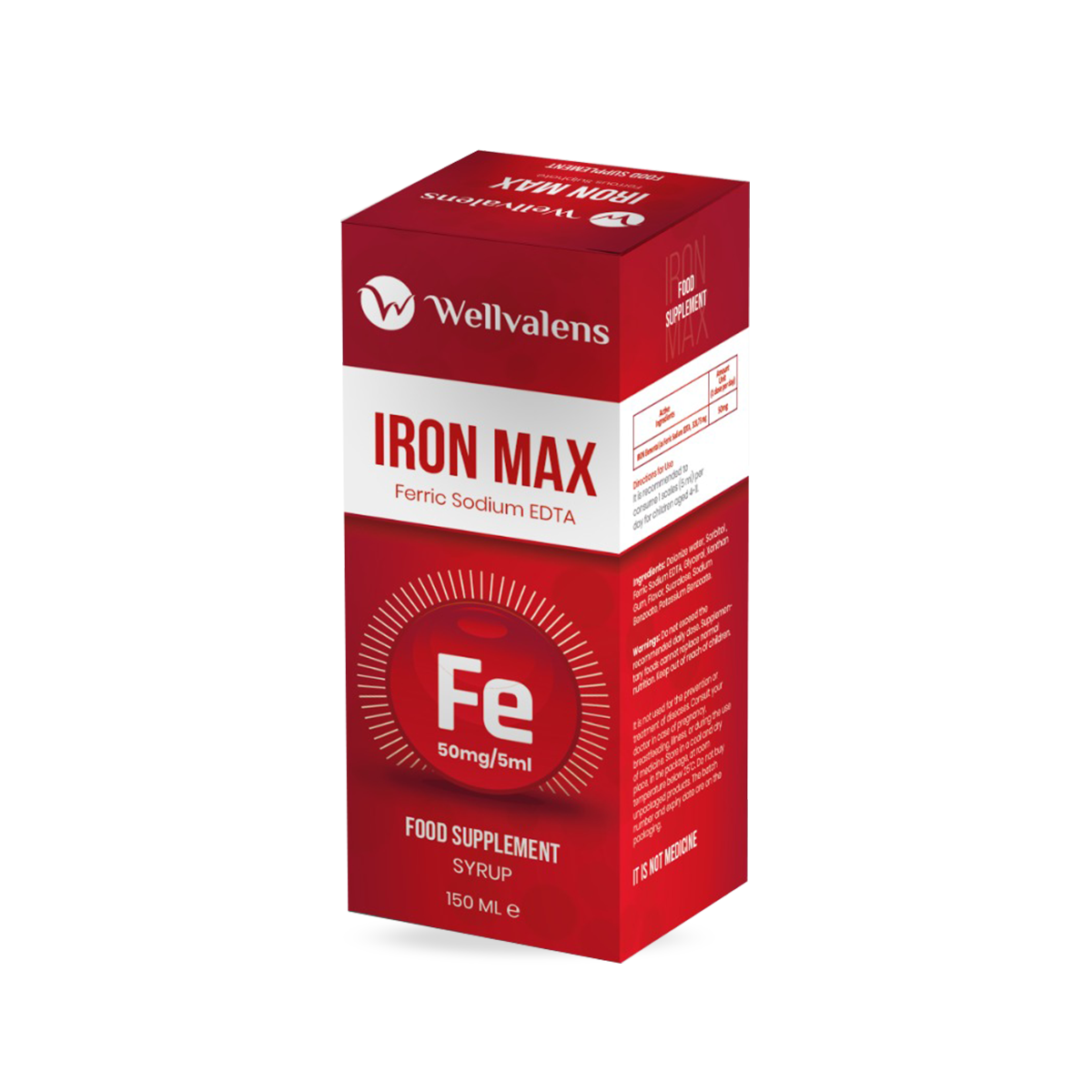 Iron Max Syrup Wellvalens Iron Max Syrup Wellvalens