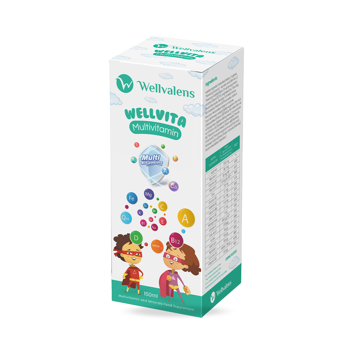 Wellvita Multivitamin Syrup - Wellvalens