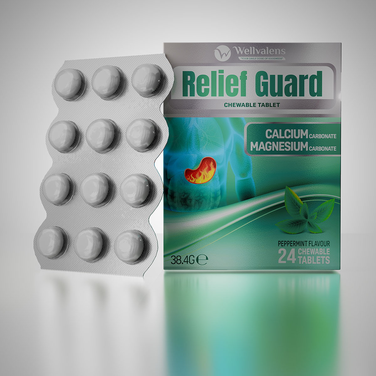 ReliefGuard Antacid - Wellvalens