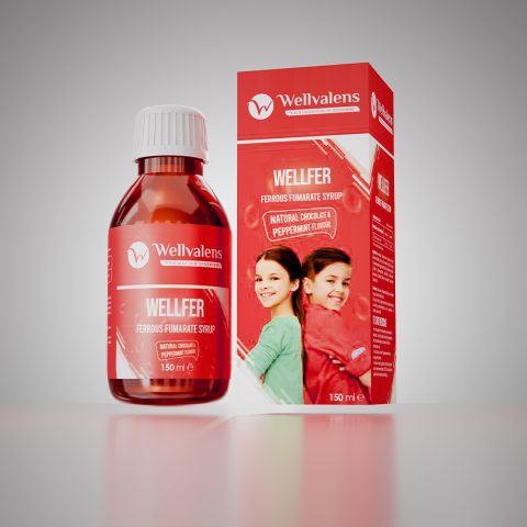 Wellfer Ferrous Fumarate Syrup - Wellvalens
